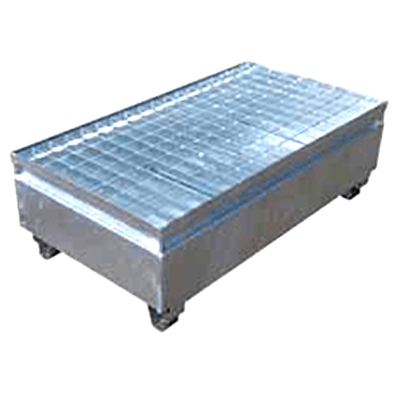 2 Drum Bund - Galvanised Metal for 2 x 205 Litre | Drum Bund | Metal ...